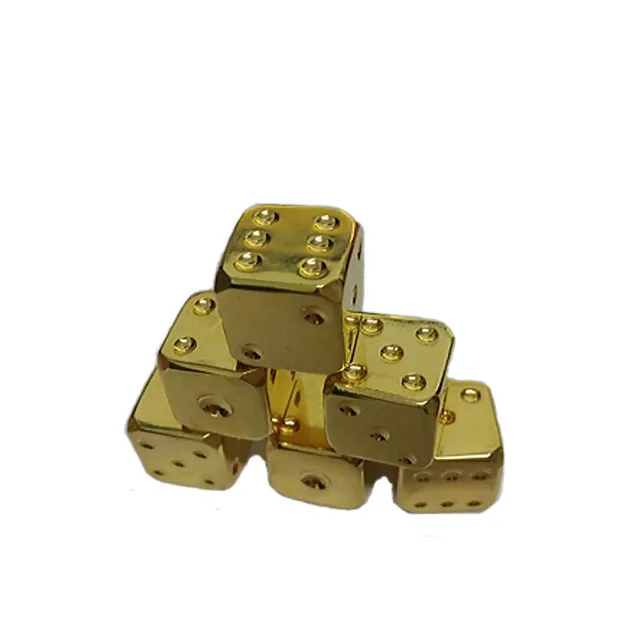 Custom Metal Aluminium Large Giant Gold Dice For Game - Buy Large Dice ...