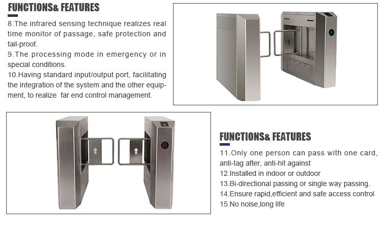 CHISUNG Access Control - Efficient Swing Gate Barrier