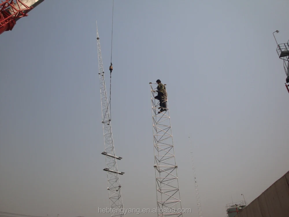 10m 20m 25m 35m 40m Lighting Protection Lightning Rod Steel Tower - Buy ...