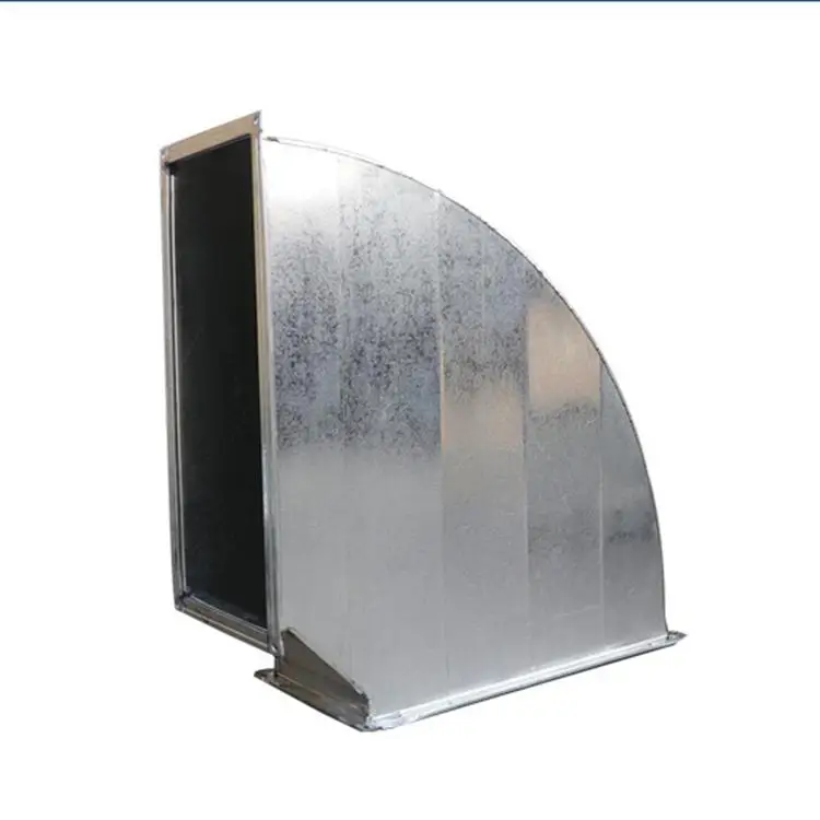 HVAC System Straight air Ducts and Curves Diameter From 3" to 62" 90 ...