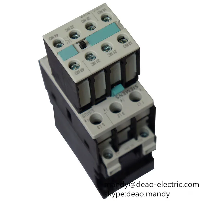 Siemens Dc 24 V Contactor,3rt1026-1bb44-1aa0,3-pole,2 No + 2 Nc ...