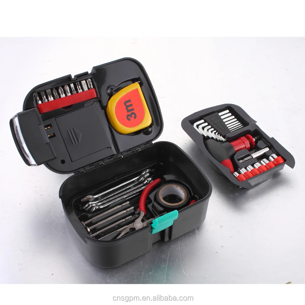 37 Piece Hand Tools Emergency Kit Handy And Portable Auto Tool Set ...