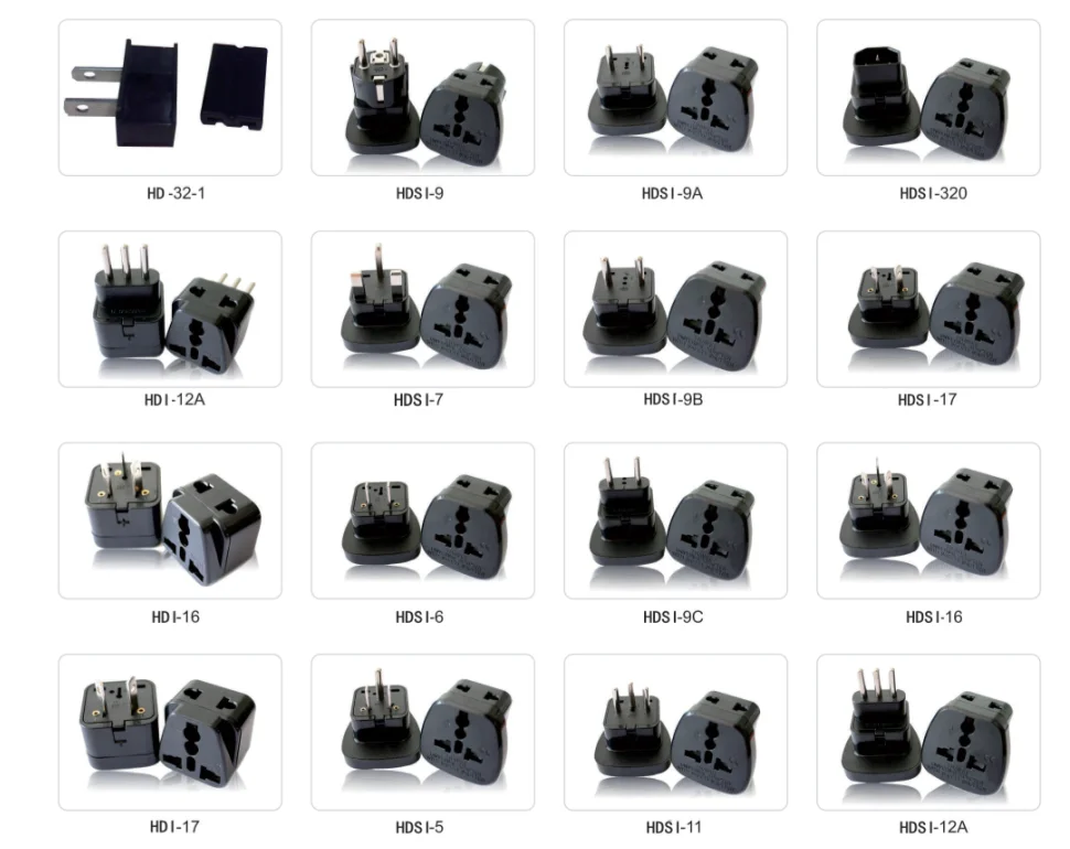 Plug Adapter Type G 2 Pin Round Pin European Plug Vde Plug - Buy Plug ...