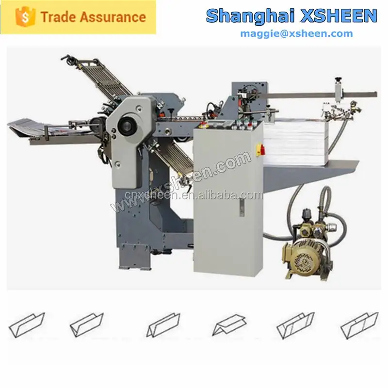 435 Industrial Paper Folding Machine With Perforating&slitting+creasing ...