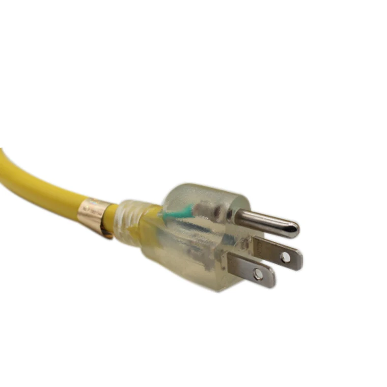 UL 100m 100ft AC Extension Electric Power Cords Cable for Outdoor With ...