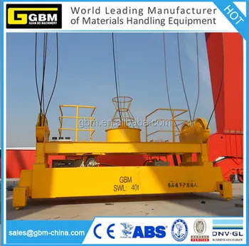 Gbm Rotating Telescopic Spreader Hydraulic Spreader Beam For Iso 20ft ...