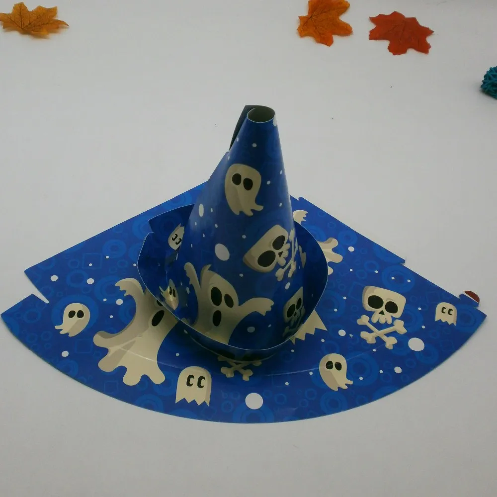 Funny Design Paper Party Hat For Halloween Printing Service - Buy Party ...