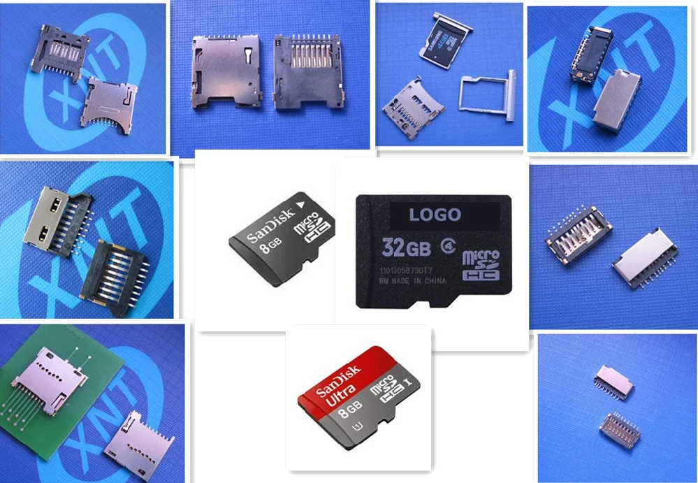 Bezel Smd Micro Sd Card Connector Push Push Type Low Price Good Quality ...