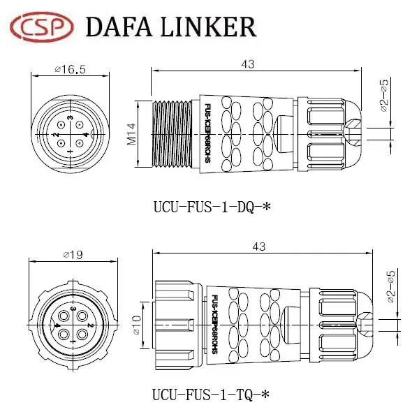 Ip68 Waterproof Cable Connectors - Buy Waterproof Connectors,Waterproof ...