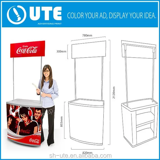 Custom Promotion Counter,Promotion Booth,Sales Promotion Table - Buy ...