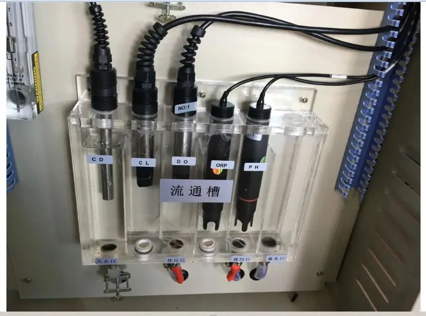 Acrylic Accessories Flow Cell for Free Chlorine Sensor