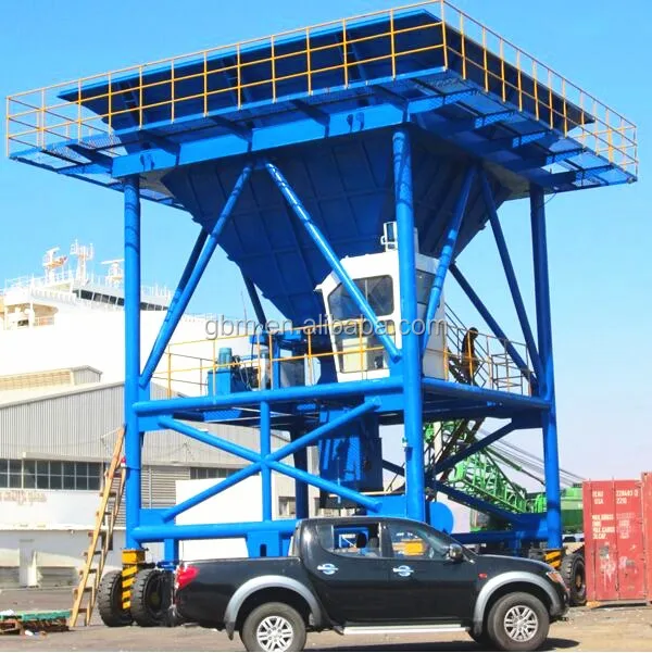 50 M3 Mobile & Fixed Grain Port Hopper Unloader For Bulk Material - Buy ...