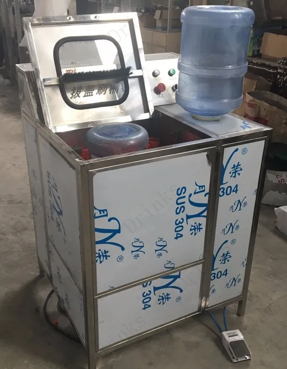 Semi Automatic Plastic Barrel Decapping Machine 5 Gallon Bottle ...