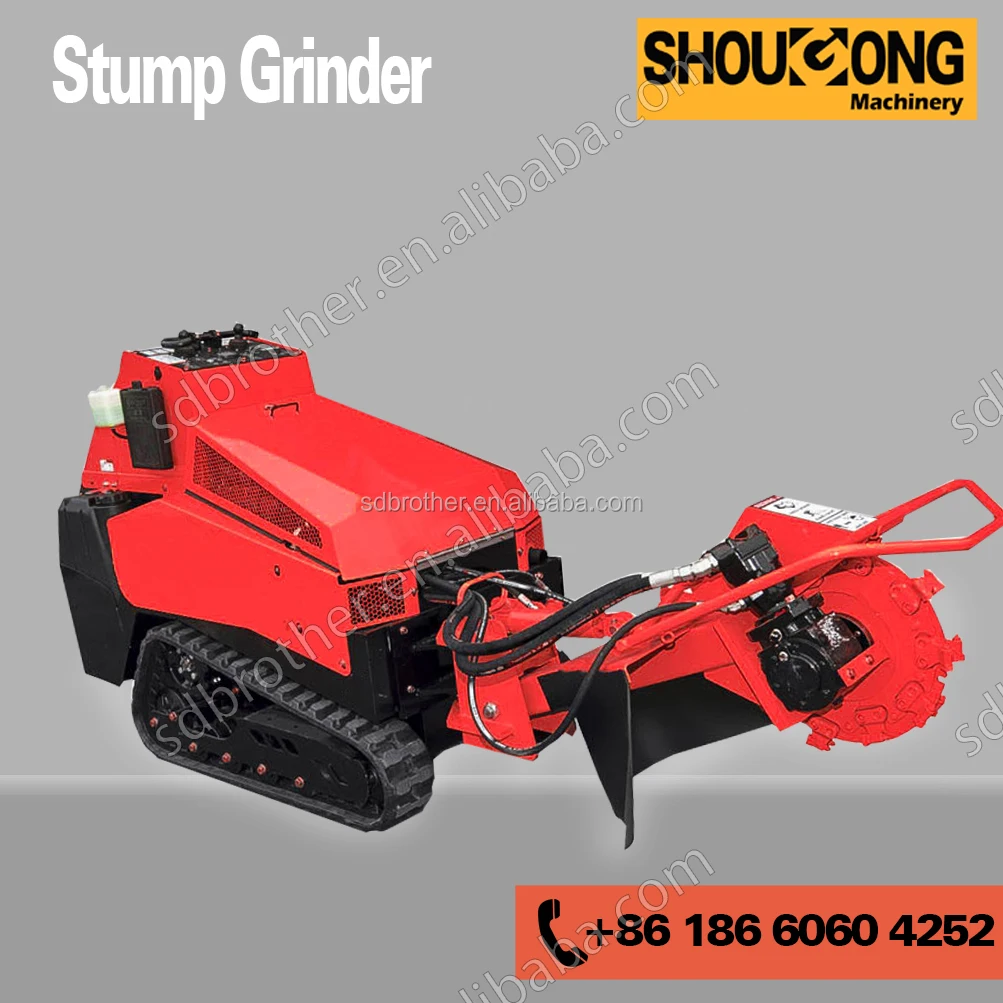 Stump Grinder with Diesel Engine - Versatile & Powerful