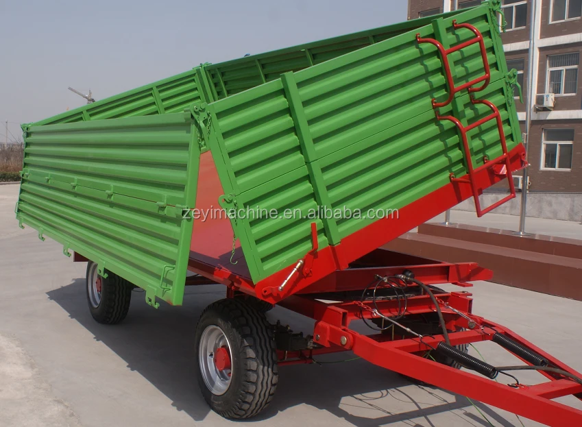 3t European Tractor Farm Trailer Agricultural Trailers Flat Trailer ...