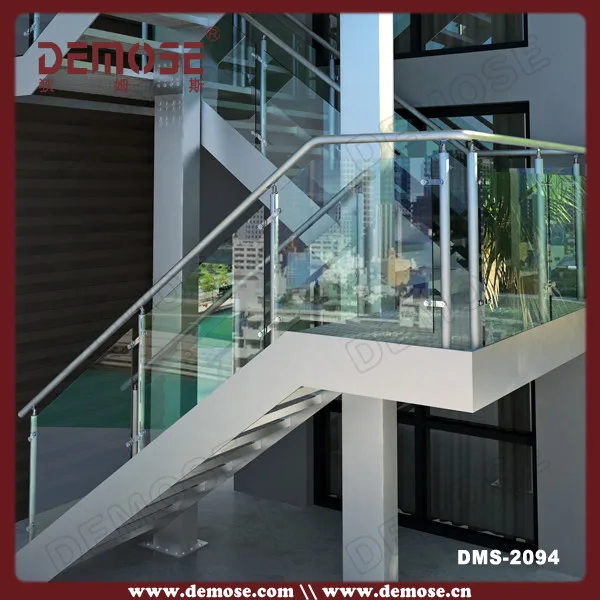 U-shaped Wood Staircase/stainless Steel Staircase Design - Buy U-shaped ...