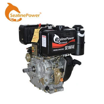 186f 10hp Single Cylinder Recoil Start Diesel Engine 186 With 10hp 186f ...