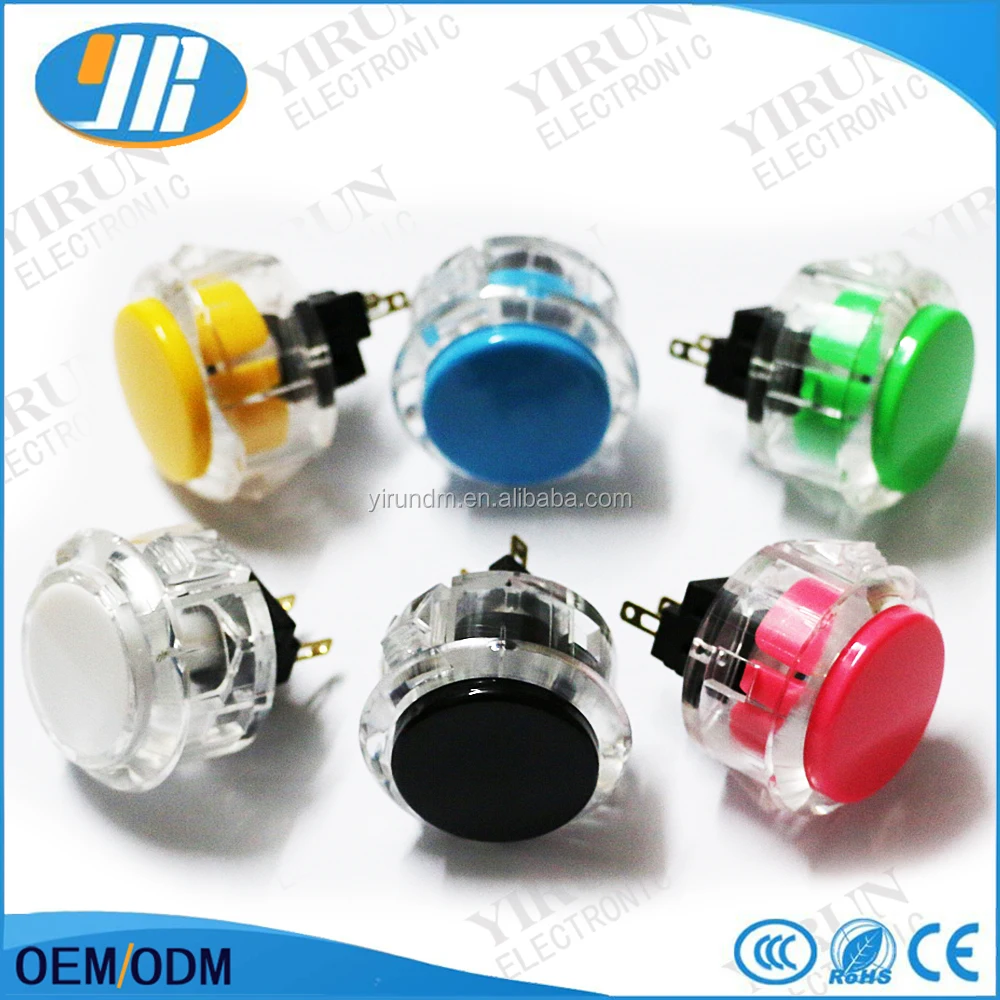 Hot Sale 30mm Arcade Push Button Micro Sanwa Button Switch For Game Machine Push Button - Buy ...