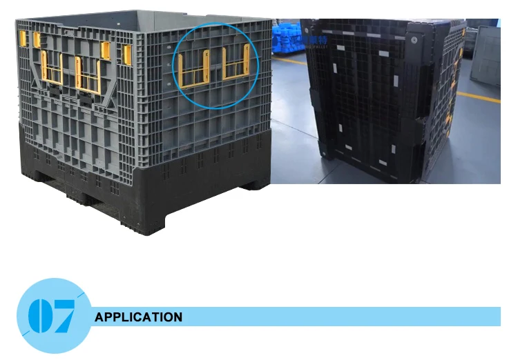 Heavy Duty Rolling Bulk Storage Containers & Collapsible Pallet Box