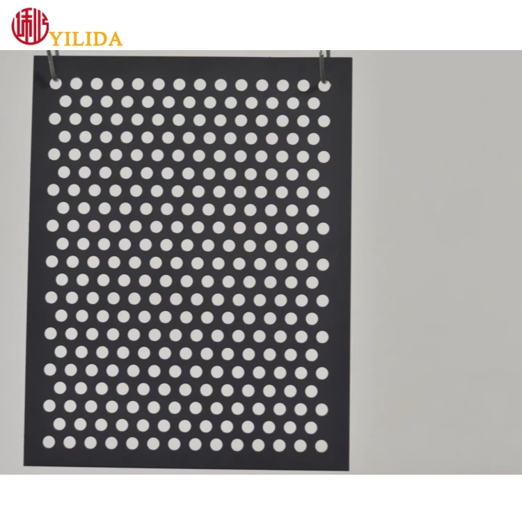 Black Perforated Metal Mesh Panel for Metal Speaker Grille
