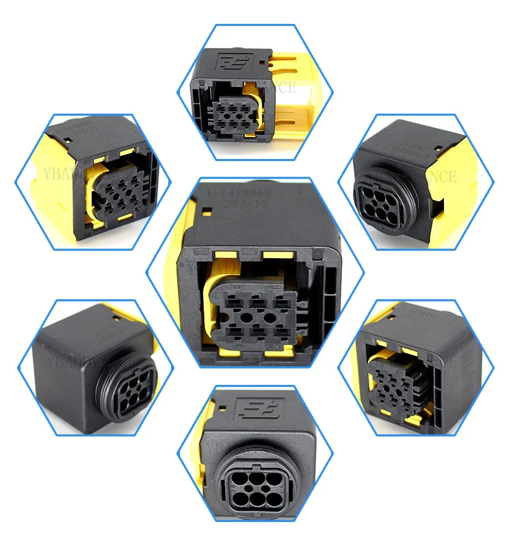 1-1418469-1 6 Pin Female Hdscs Series Amp Tyco Te Connectivity ...