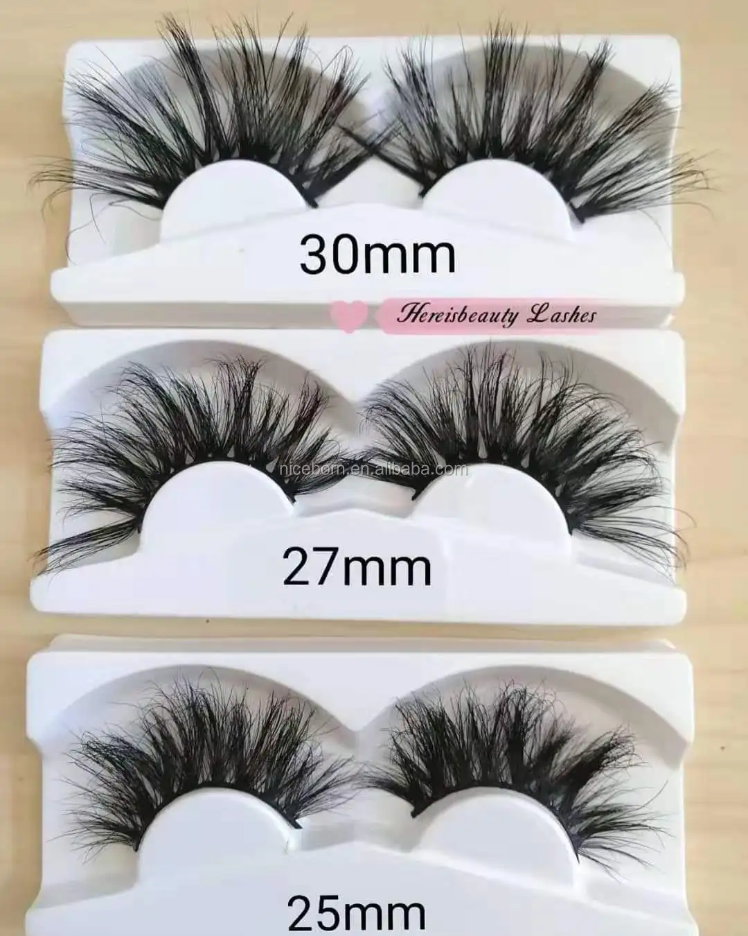 New Design Long 25mm 30mm Eyelashes Natural 3d Mink Eyelashes - Buy New ...