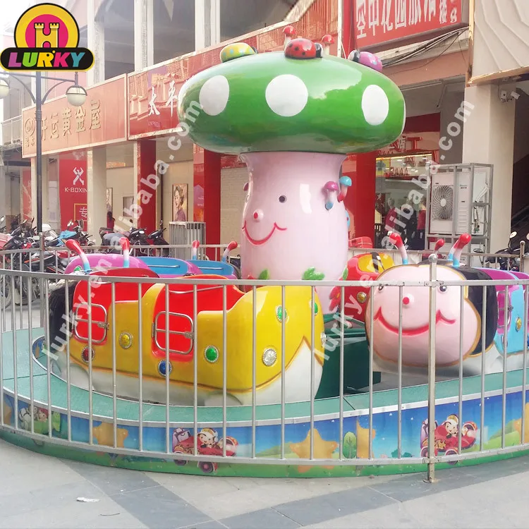 Amusement Park Kids Rides Ladybug Carousel Cute Ladybird Ride For Sale ...