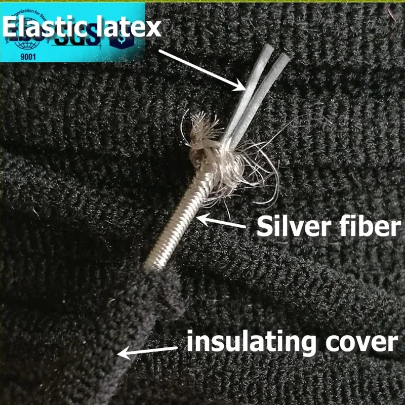 Silver Coated Conductive Yarn - Eco-Friendly Blended Conductive Sewing ...