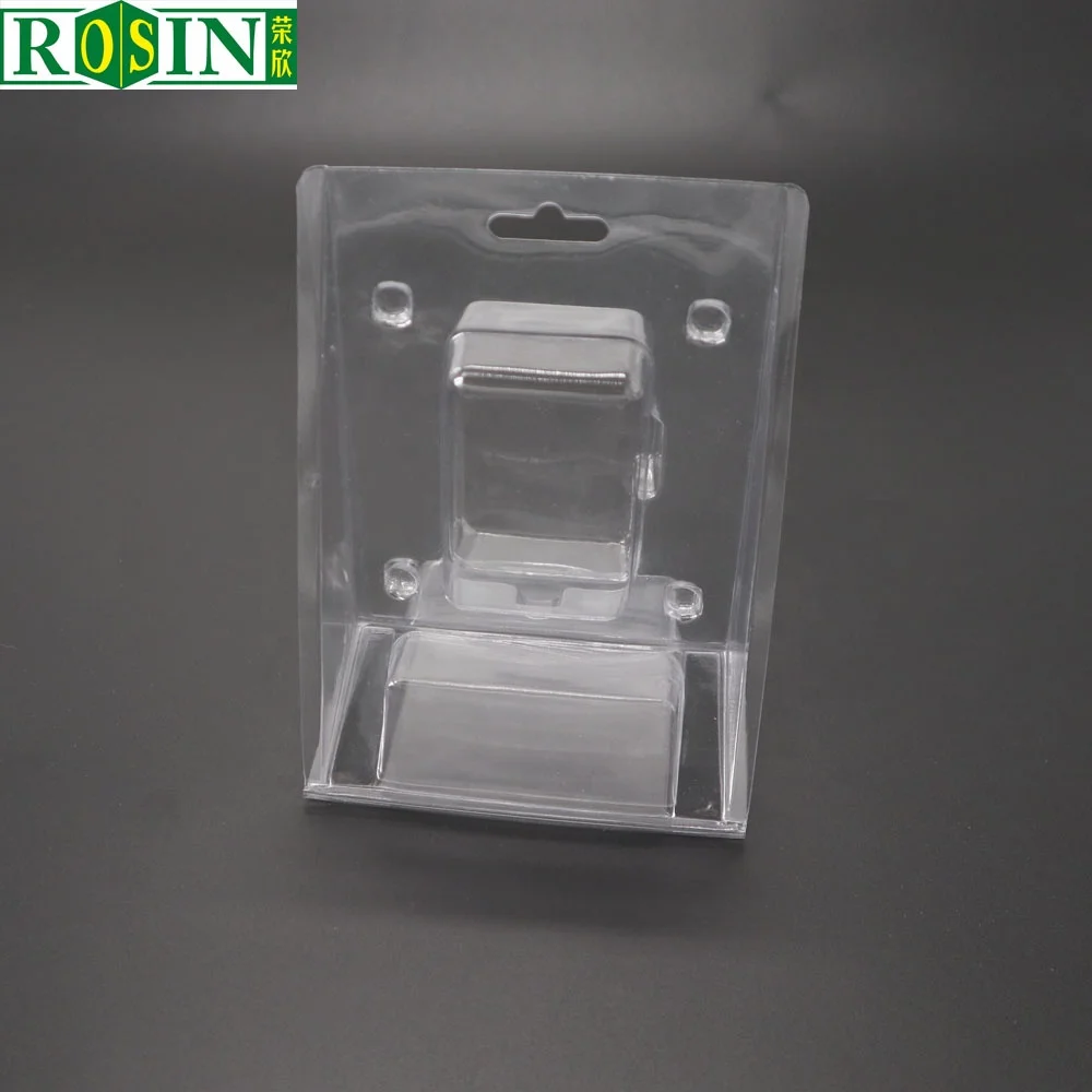 Clear Pet Foldable Plastic Clamshell Blister Insert Card Packaging With Hang Hook - Buy Blister ...