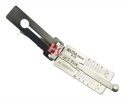 Lishi Lockpick Decoder 2-in-1 - High Quality Tool for Residential Locks