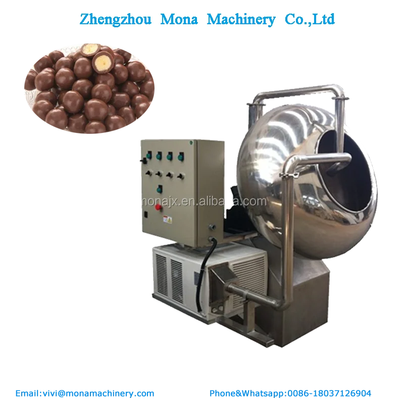 Automatic Chocolate Sugar Coating Machine/chocolate Coating Pan Machine ...