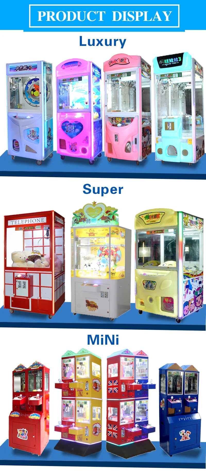 Small Claw Machine Kit Special Design For Exporting Singapore Claw ...