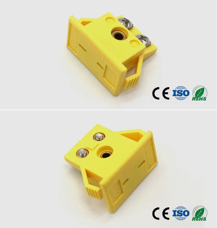 Amarillo conector para termopar Industrial conector para termopar ...