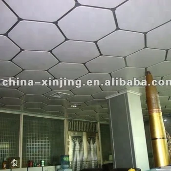 New Hexagonal Aluminum False Ceiling Design - Buy False Ceiling Design ...