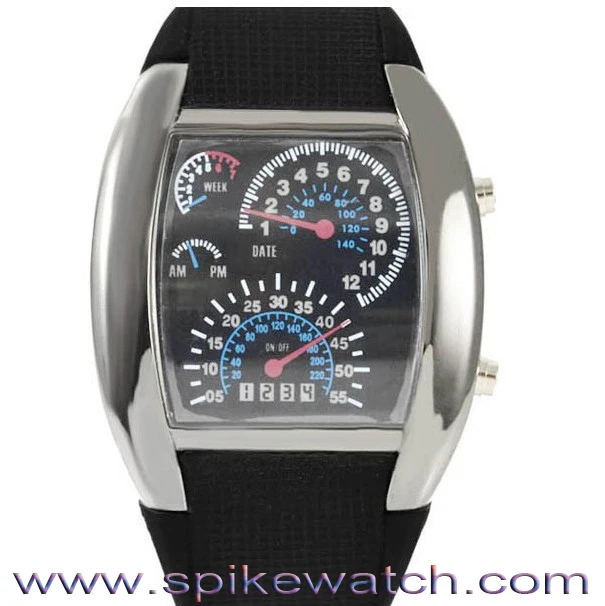 Speedometer Wrist Watch Tvg Multifunction Aviation Led Watch - Buy Tvg ...