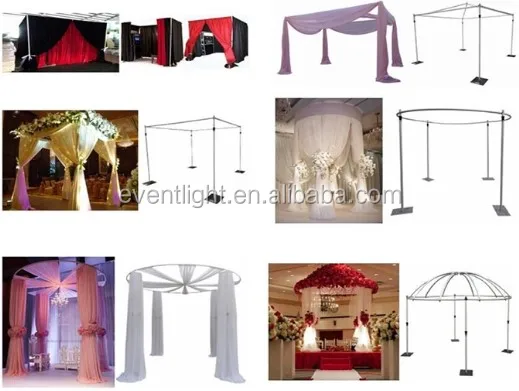 Wholesale Stage Double Piping Drape Telescopic Aluminum Pipe And Drape ...