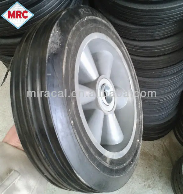 Trolley Wheel 12 Inch Solid Rubber Wheel - Buy 12 Inch Solid Rubber ...