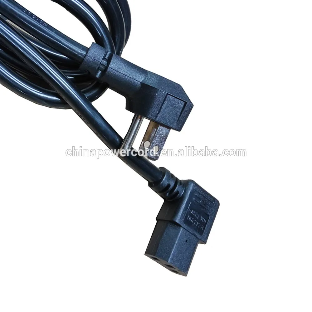 Ready Stock American Us Nema 1-15p 2 Flat Pin Plug Sjt 2*18awg 300v 0 ...