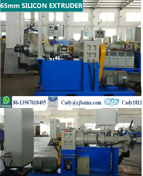 Silicon Machine / 50-12d Cold Feed Silicone Rubber Extruder /epdm Seal ...