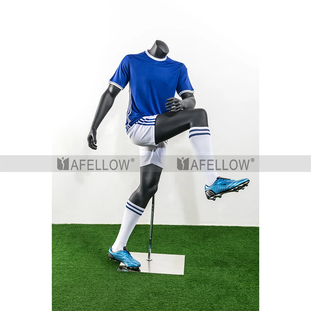 Matte Grey Male Headless Sports Mannequin Football - Buy Sports ...