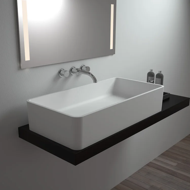 Sm-8340b Bellissimo Small Basin Artificial Stone Bathroom Basin Unique ...