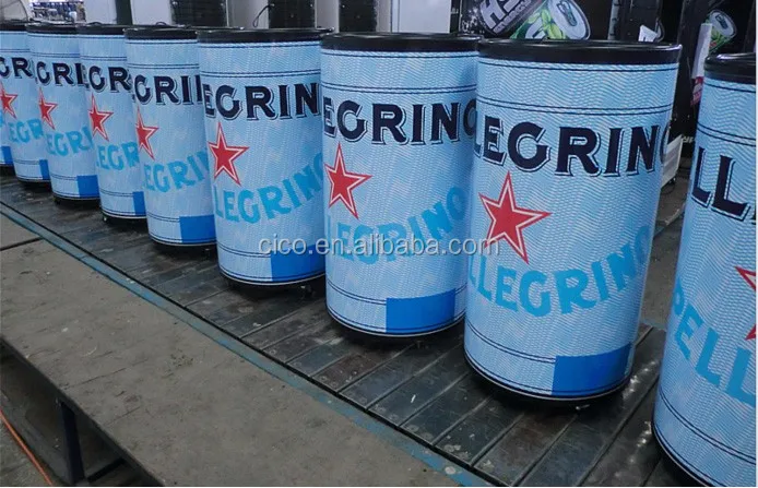 50L Promotional Round Barrel Cooler - Perfect for Supermarkets