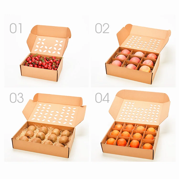 High Quality Corrugated Cardboard Vegetable Fruit Box Packaging Boxes ...