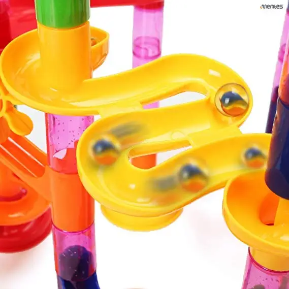 Marble Run Race Coaster 105 Piece Set With 75 Building Blocks Plus 30 ...
