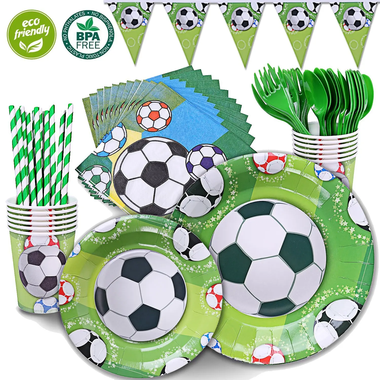 Soccer Baseball Plates And Napkins Sports Themed Party Supply Pack soccer-baseball-plates-and-napkins-sports-themed-party-supply-pack