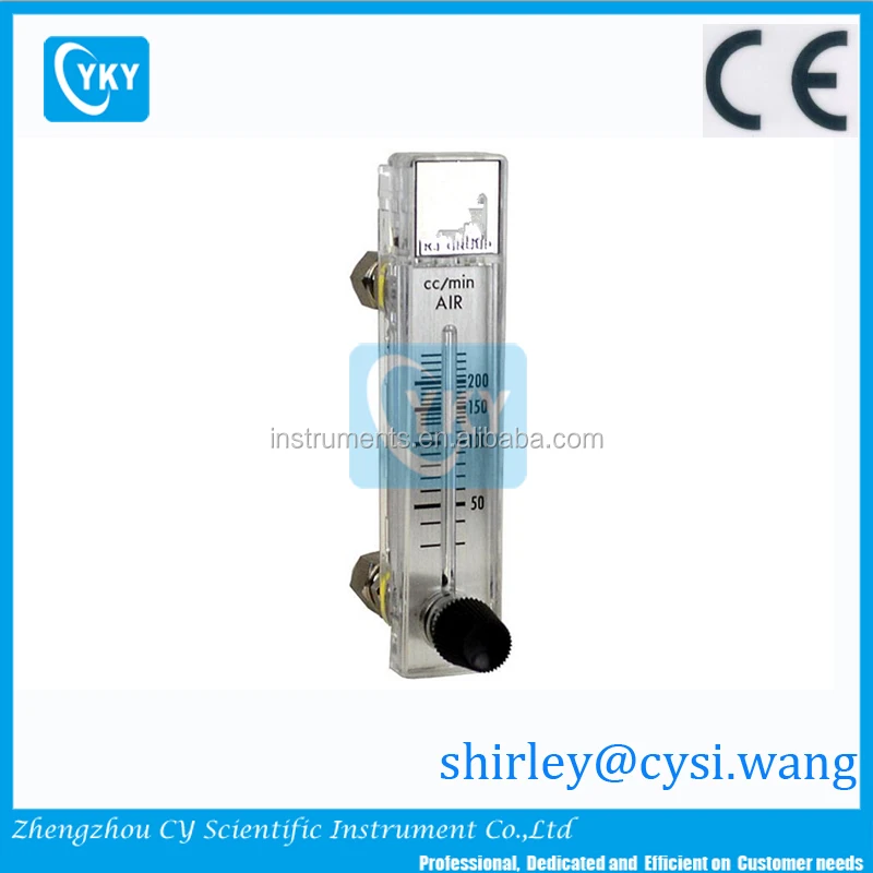 Glass Tube Rotameter Flow Meter / Compact Direct Read Flow Meter,10-100 ...