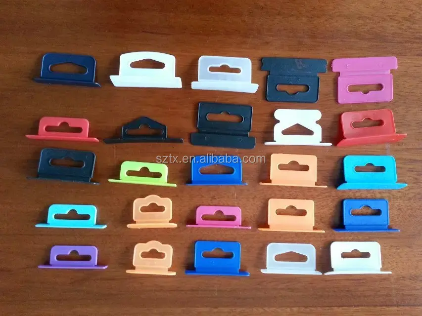 Good-looking Colorful Plastic Euro Hole Hook For Display Packaging Box ...