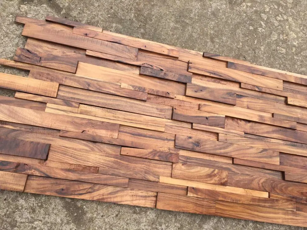 Acacia Wood Mosaic Uneven Interior Wall Decoration/ Wall Panel| Alibaba.com