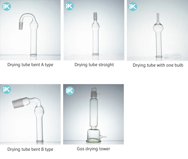 Huke Scientific Glassware Laboratory Custom Boro 3.3 Glass Drying Tube ...