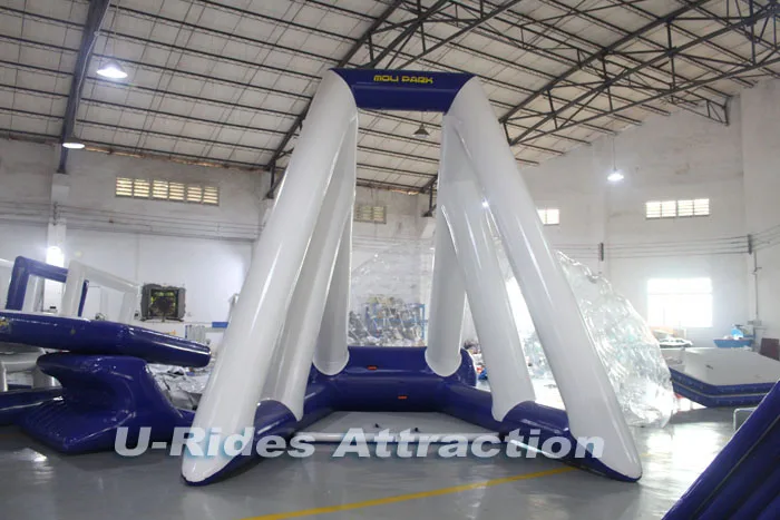 Aquapark Amazing Humongous Water Swing Challenge Obstacle for High ...